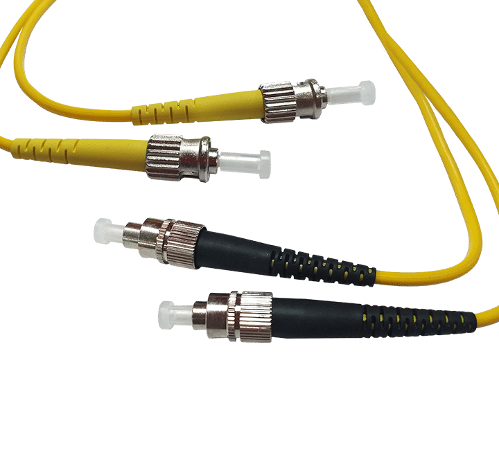 Patch Cord De Fibra óptica Fc Upc St Upc Sm G 652 Dúplex 2mt Atop La