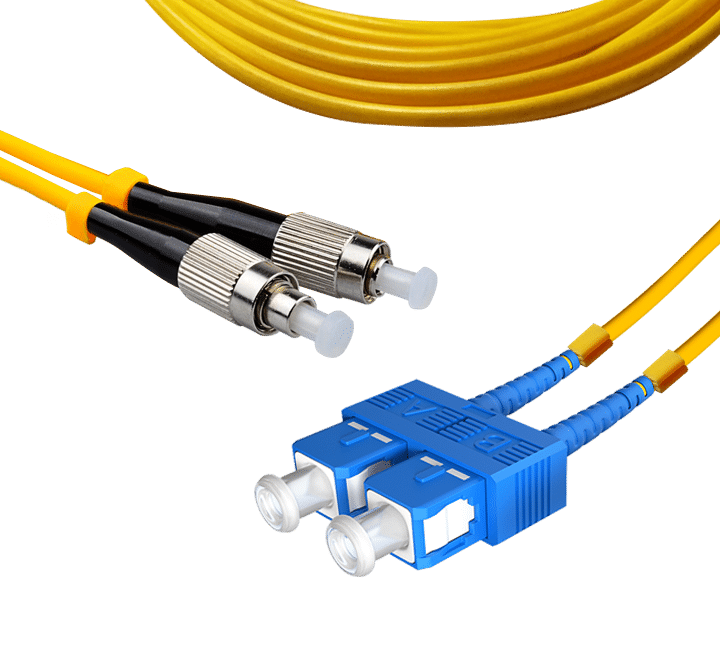 Patch Cord De Fibra óptica Fc Upc Sc Upc Sm G 652 Dúplex 18mt Atop La